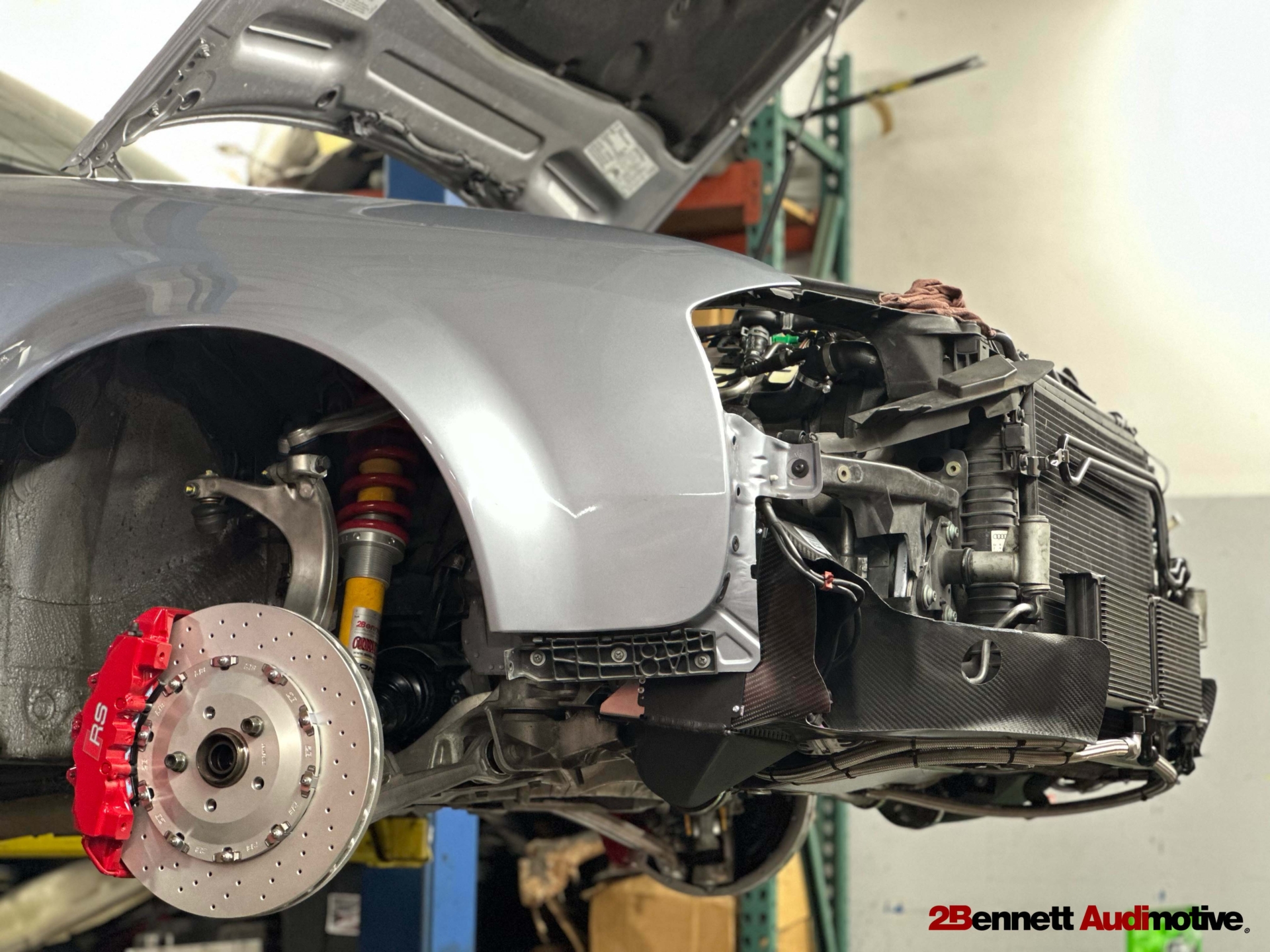 C5 RS6 Integrated Oil Cooler System - 2Bennett Audimotive