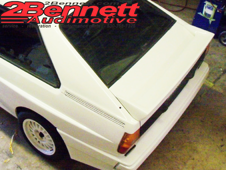 Audi Original quattro, GT replica rear wing - 2Bennett Audimotive
